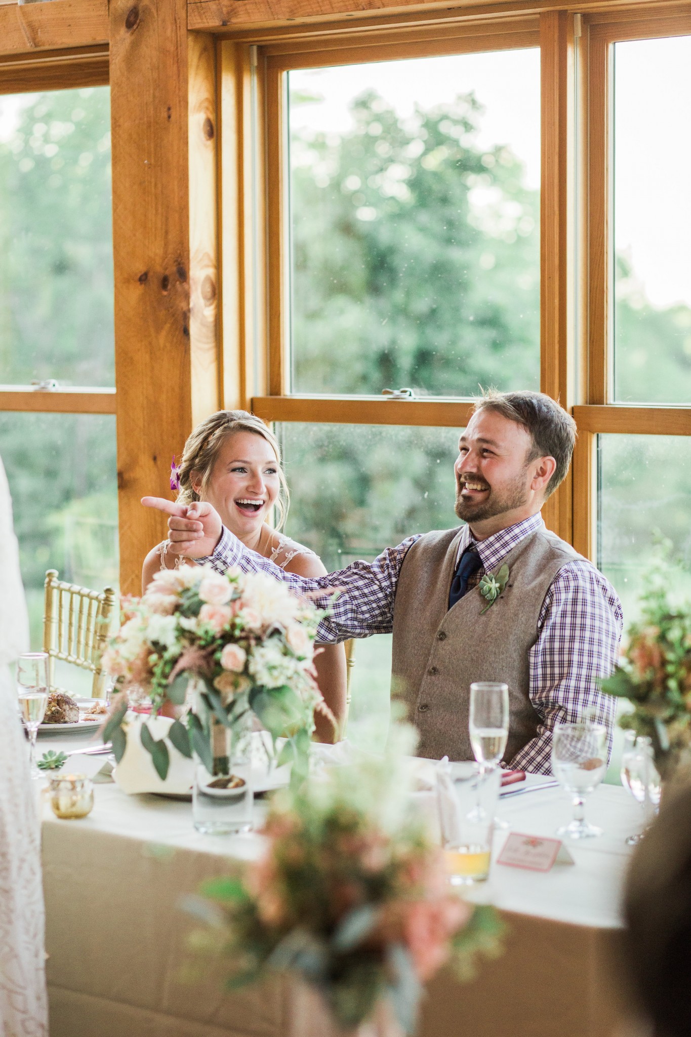 Wedding Reception Ideas: How to avoid clinking glasses!
