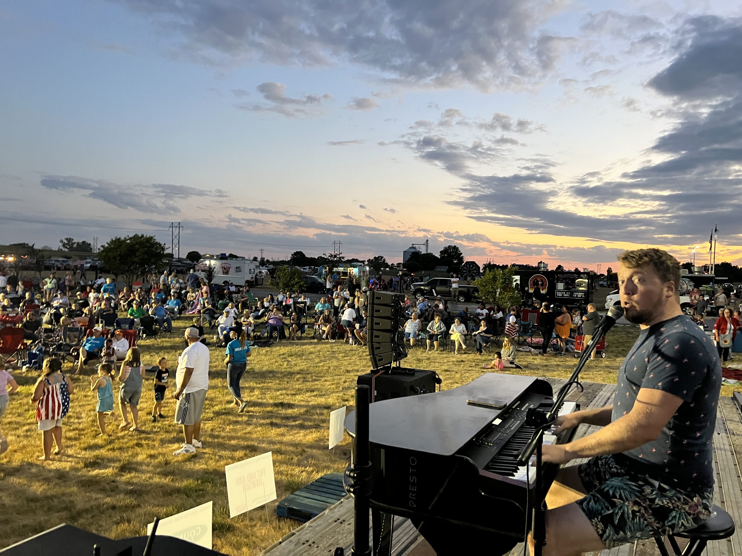Life Foursquare Church Dueling Pianos Independence Day Festival Illinois