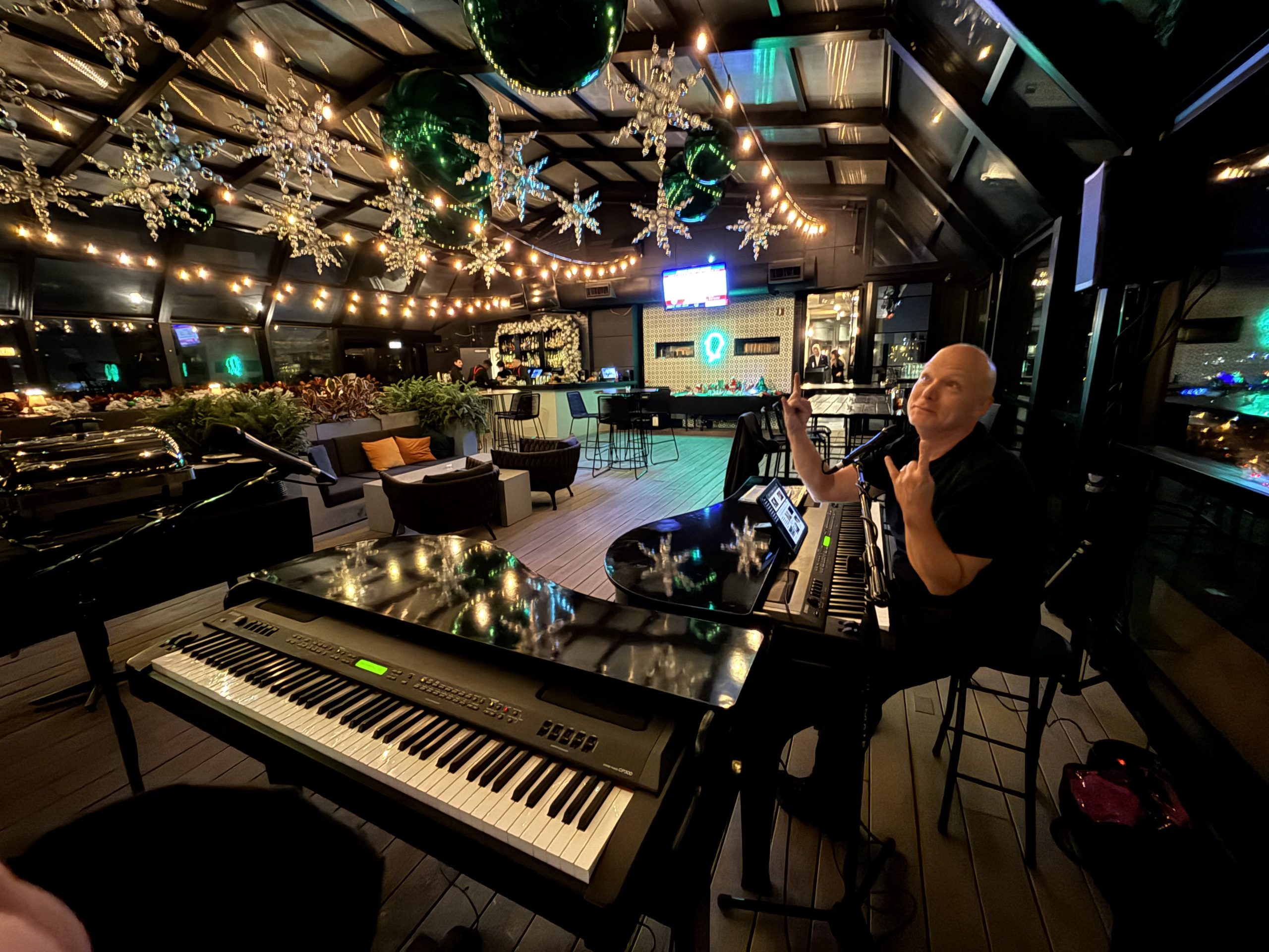 Dueling Pianos Under the Stars: A Festive Night at The J. Parker ...